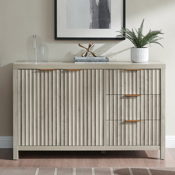 Latitude Run® Nicolee 47" 3 Drawer Sideboard & Reviews | Wayfair